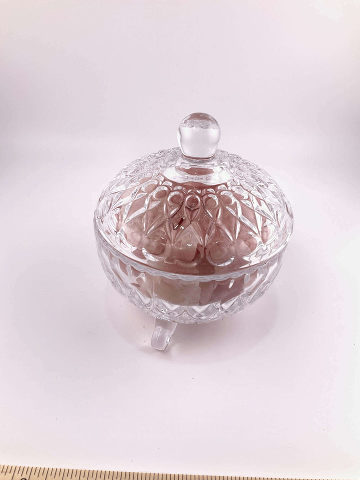Desert Oasis Minerals, Semi-Polished Pink Banded Calcite with Glass ...