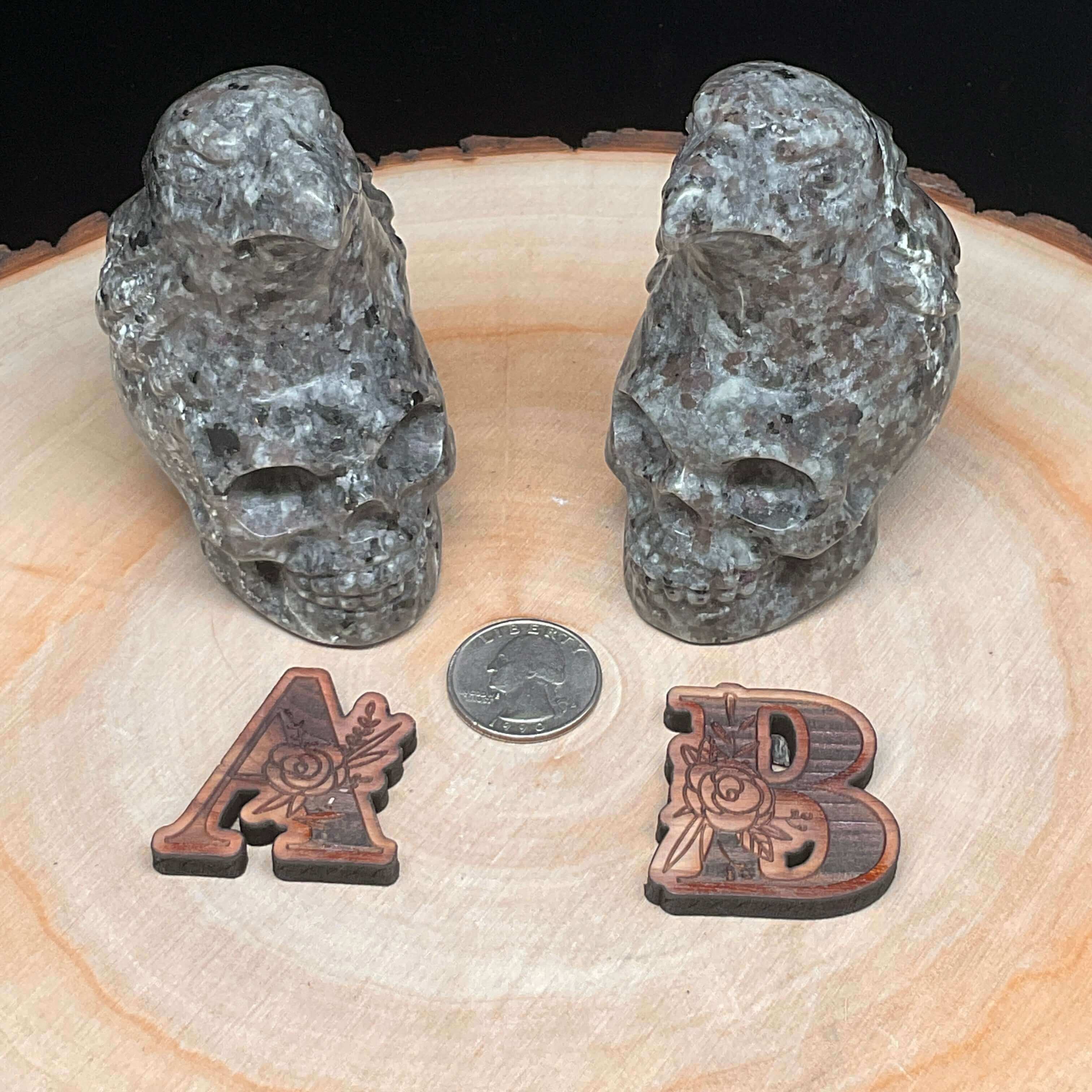 Desert Oasis Minerals, Carving - Yooperlite-Like Skull With Eagle on ...