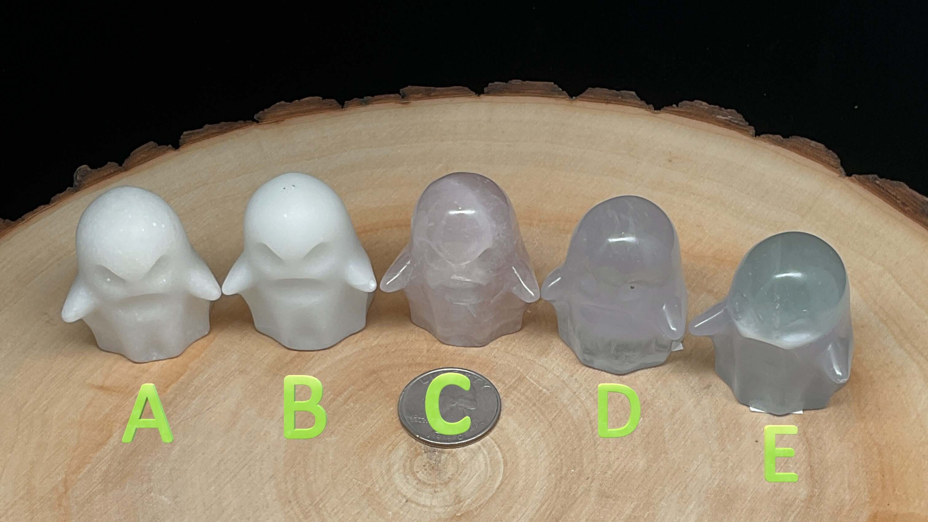 Desert Oasis Minerals, Crystal Carving - Ghost 1.75" Tall