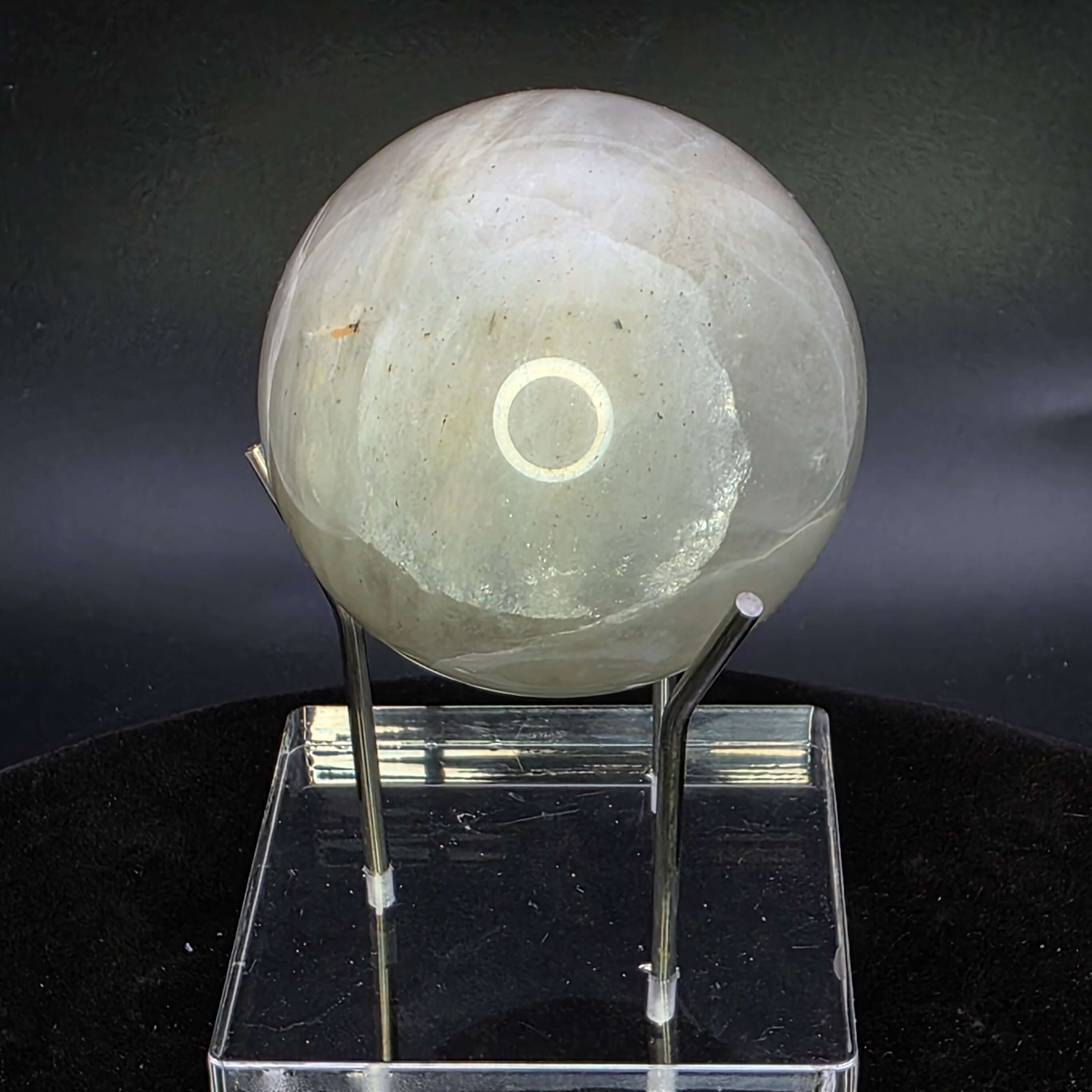 Moonstone Sphere with Acrylic Stand Included